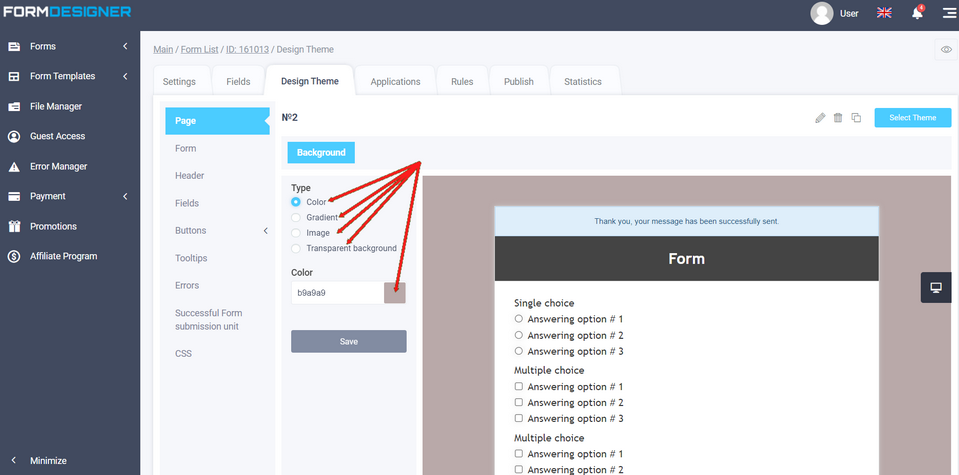 Page - FormDesigned Knowledge Base